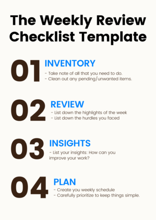 The Weekly Review: A Step by Step Guide | Any.do blog